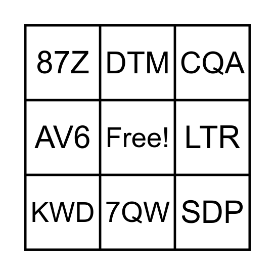ELA Test Prep Bingo Card