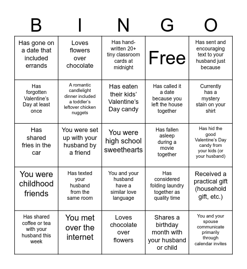 BINGO MIXER Bingo Card