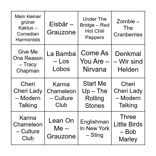 TOBIS BIRTHDAY BINGO Card