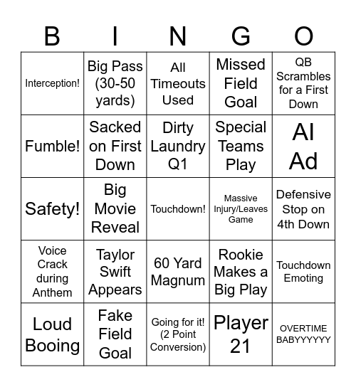 KURISMASU BOORU LX Bingo Card