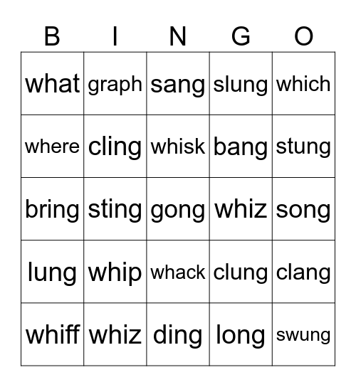 wh/ph/ng Bingo Card
