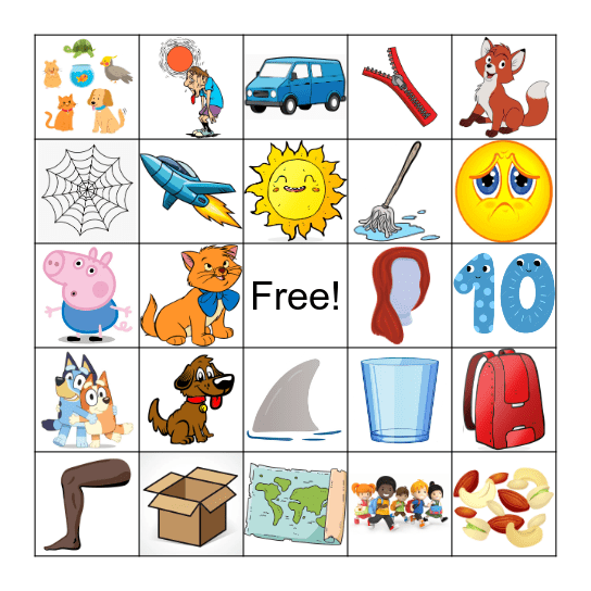 ABC BINGO Card