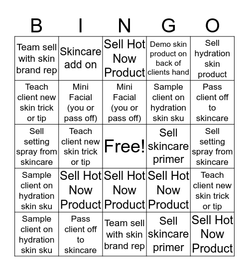 Ready. Set. Hydrate!! Bingo Card