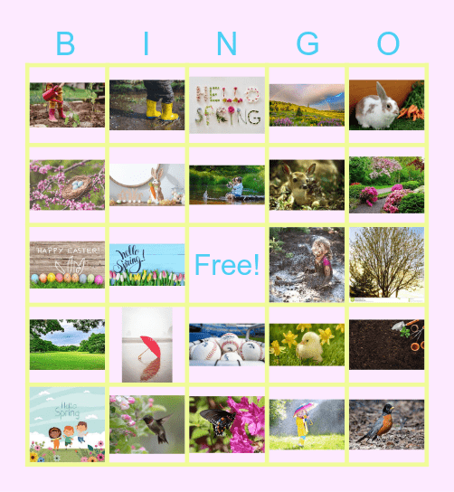 SPRINGO! Bingo Card
