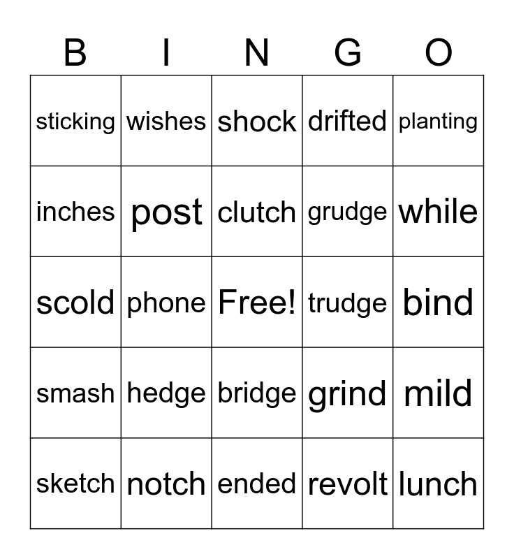 Ufli- lesson review Bingo Card