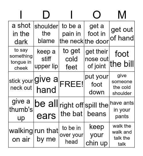 What Do You Mean Bingo Card What Do You Mean Bingo Card