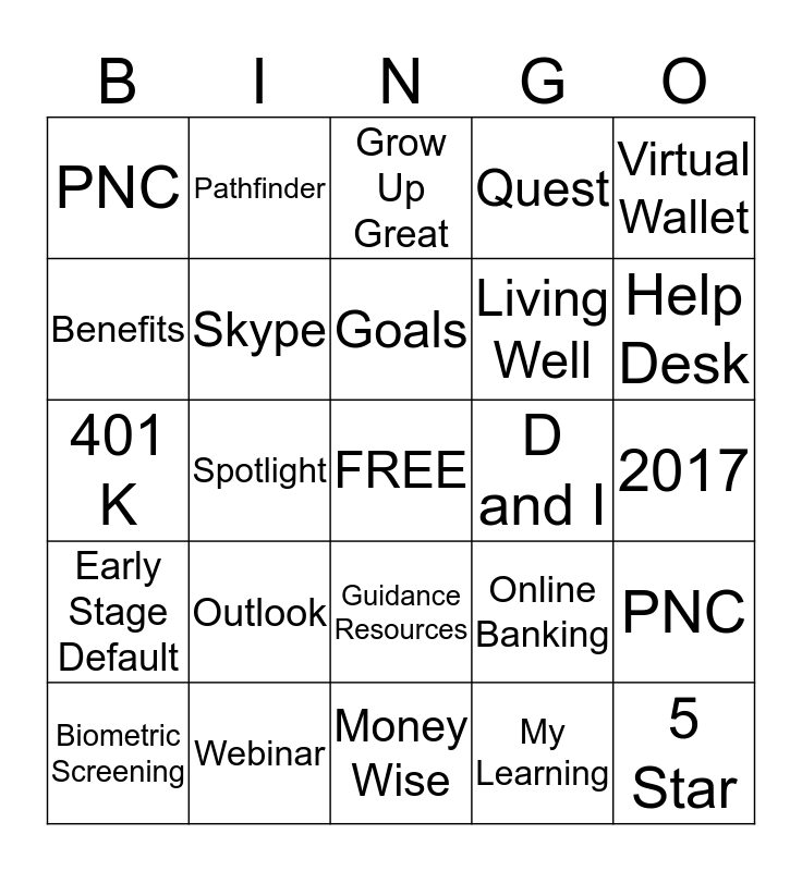 FUN KREW JANUARY BINGO Card