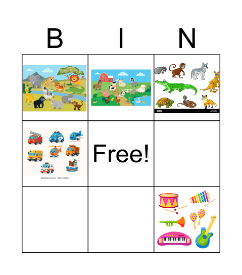 Do re mi fa Bingo Card