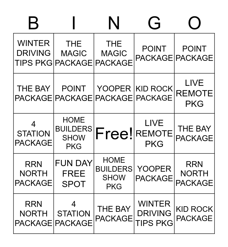 MQT MARATHON FUN DAY Bingo Card