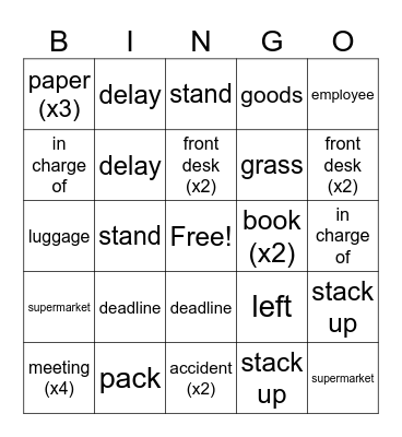 Related Bingo Cards