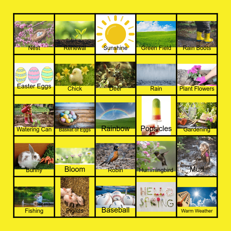 CMO SPRING BINGO Card