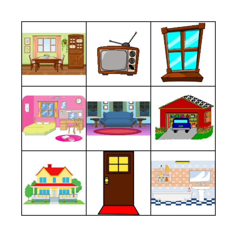 La Maison Bingo Card