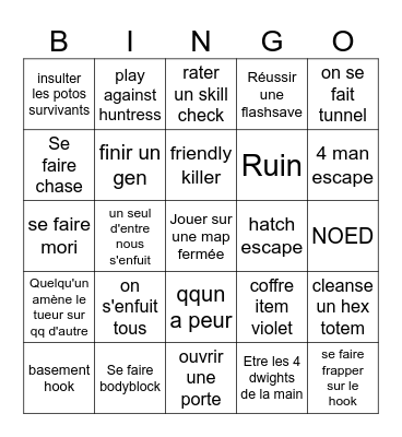 Related Bingo Cards