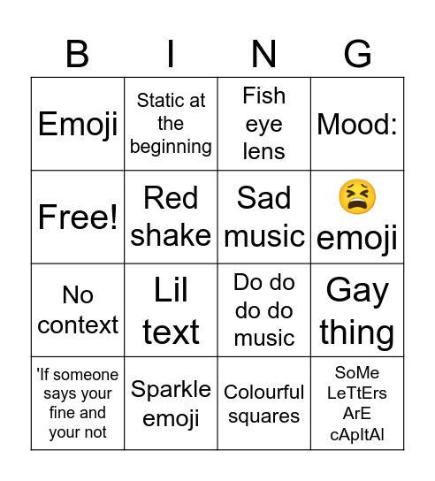 Marvel cast on crack Bingo Card