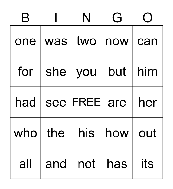 More Awesome Words Bingo Card More Awesome Words Bingo Card