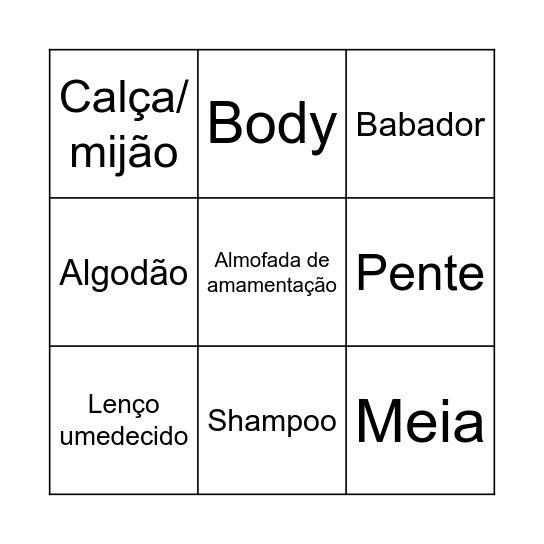 Bingo do Otávio Bingo Card