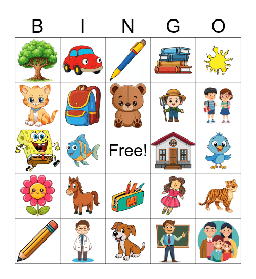 The Best English Bingo Card