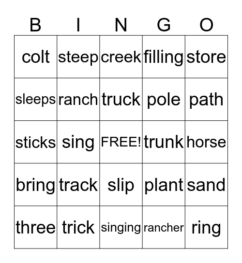 B1 June Bingo Card