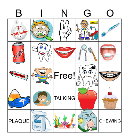DENTAL BINGO Card