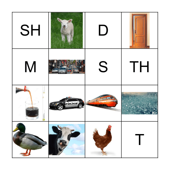 5 Senses: Sound Bingo Card