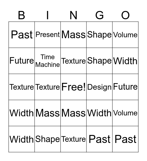 Future Gateway Bingo Card