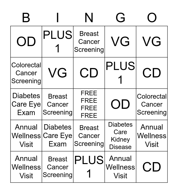 GRYFFINDOR BINGO Card