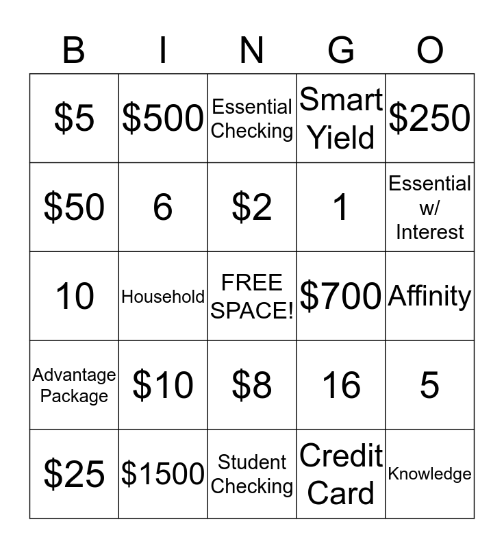 THAT'S HOW WE ROLL!!!! Bingo Card