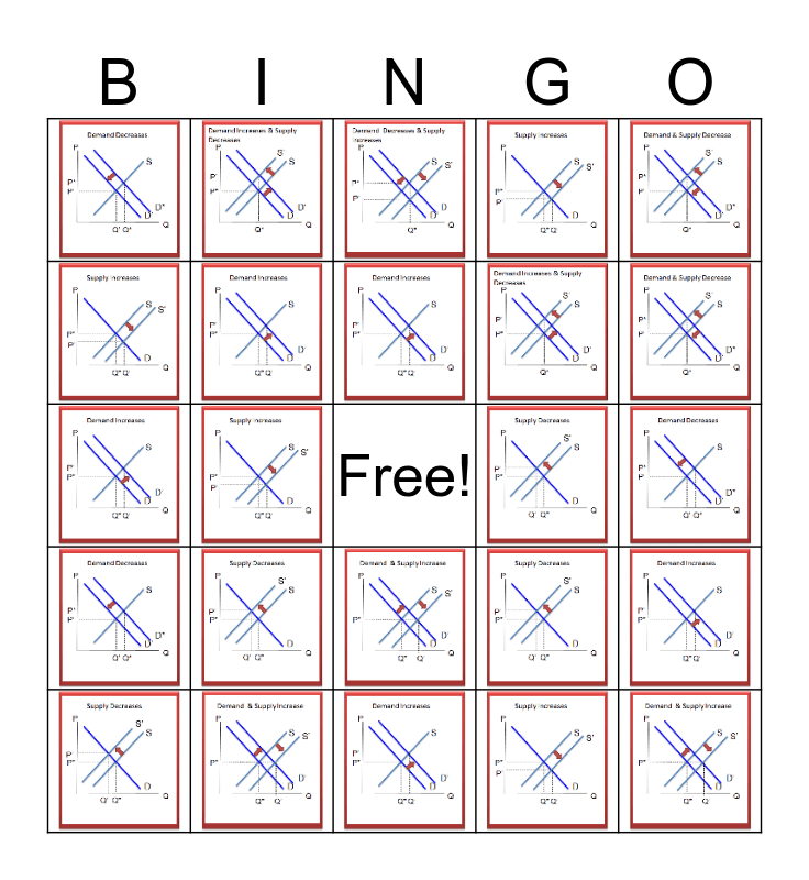 S&D Bingo - Card 5 Bingo Card