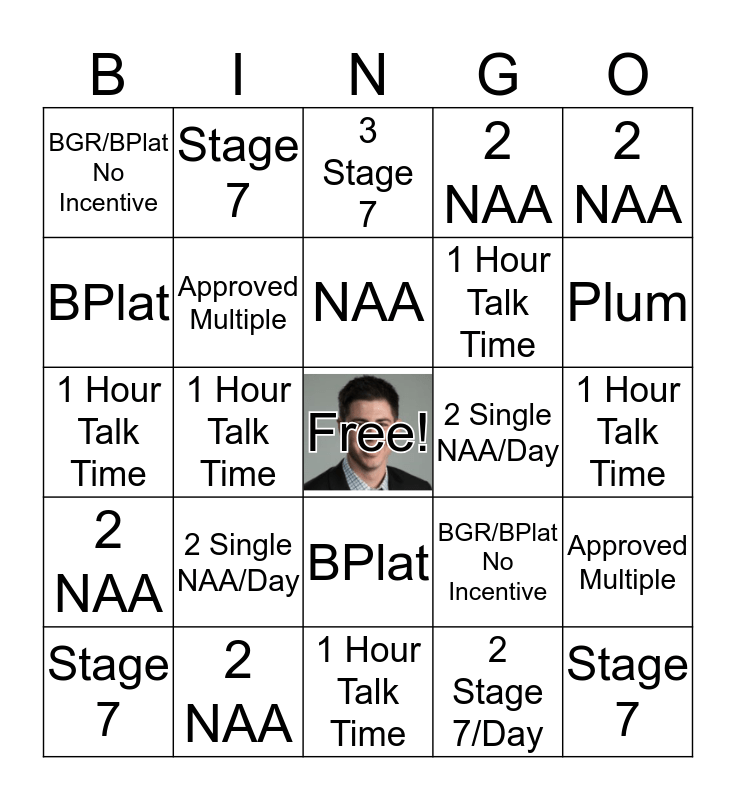 Meighan BINGO-Digital Bingo Card