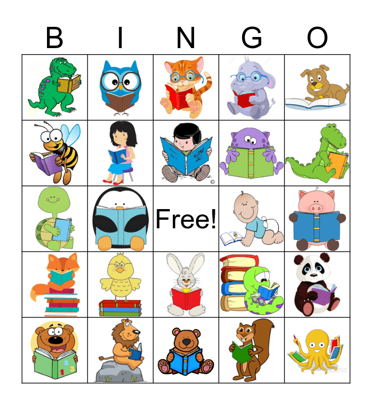 Library Bingo Card