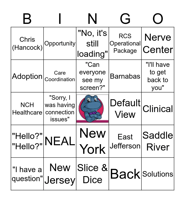 nThrive Internal Analytics Bingo Card