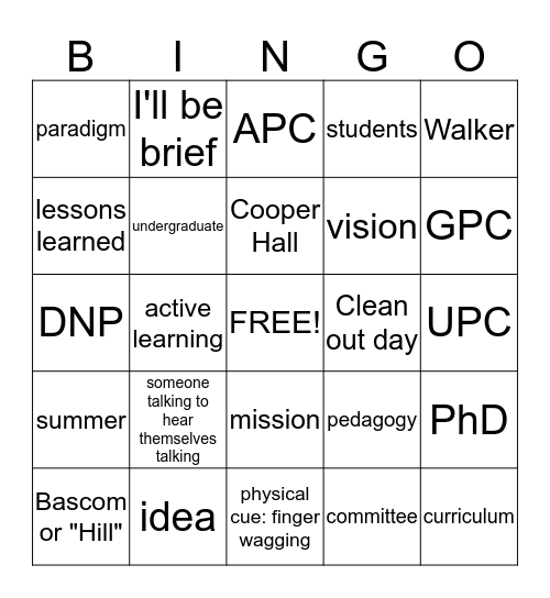 All School Welcome Back BINGO! Bingo Card