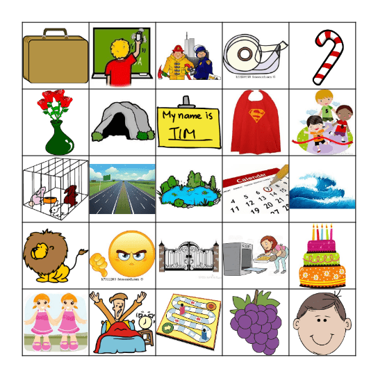 Rabbit's bingo game! Bingo Card