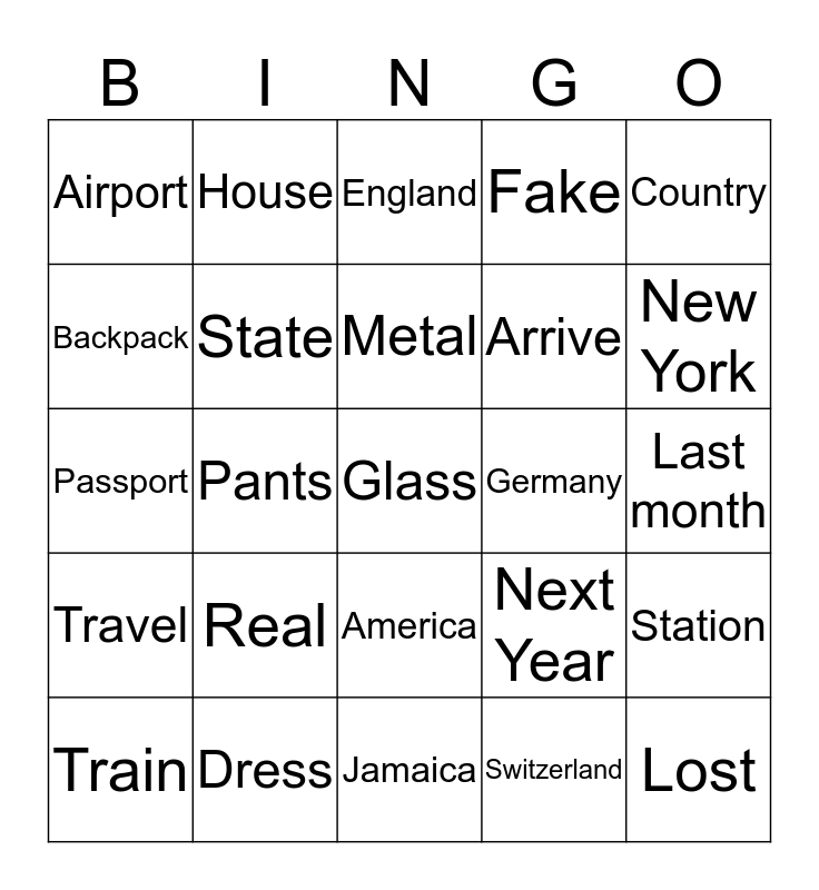 ASL BINGO Bingo Card