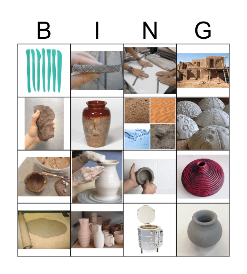 Clay BINGO Card