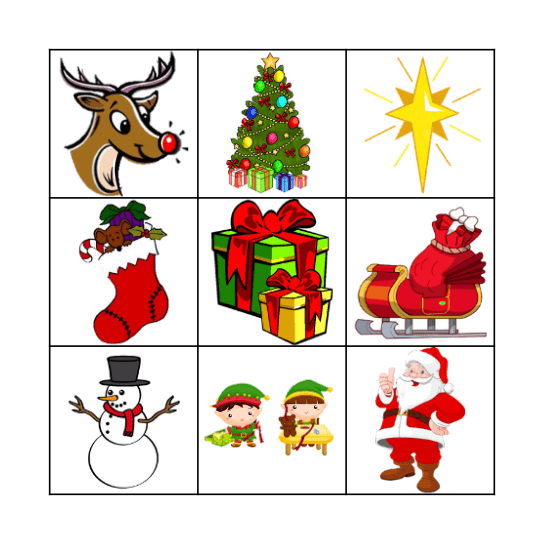 ¡Feliz Navidad! Bingo Card