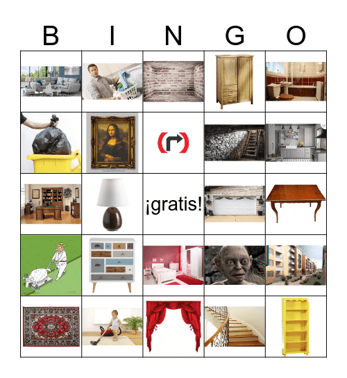 La Casa y Los Quehaceres Bingo Card