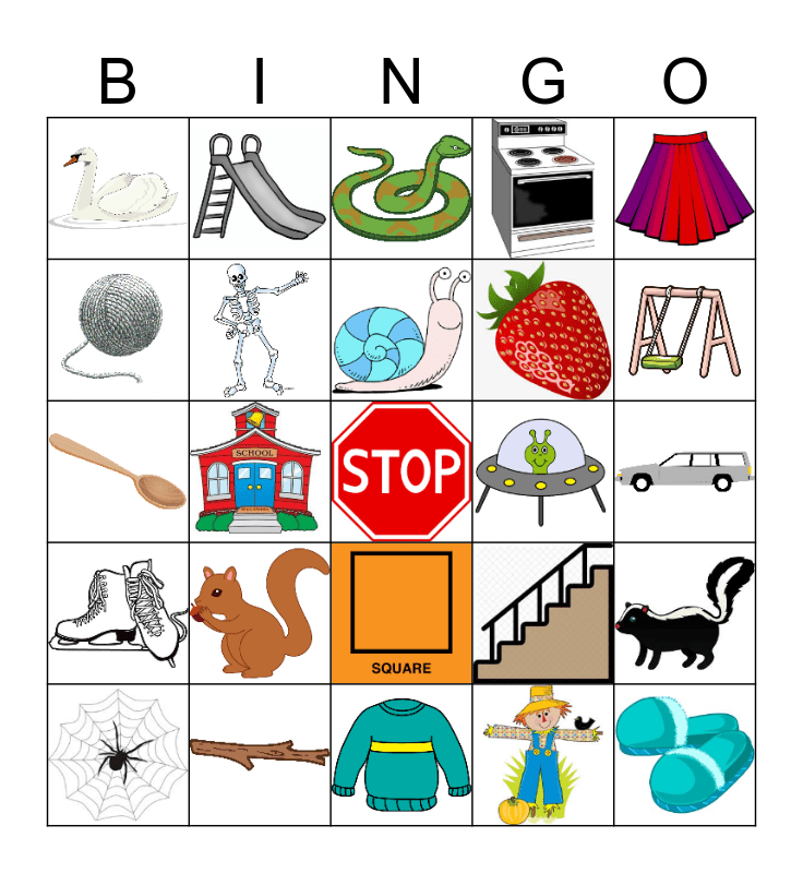 S-Blend Bingo Card