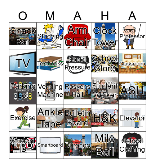 UNO Bingo! Bingo Card