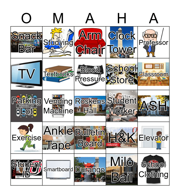 UNO Bingo! Bingo Card