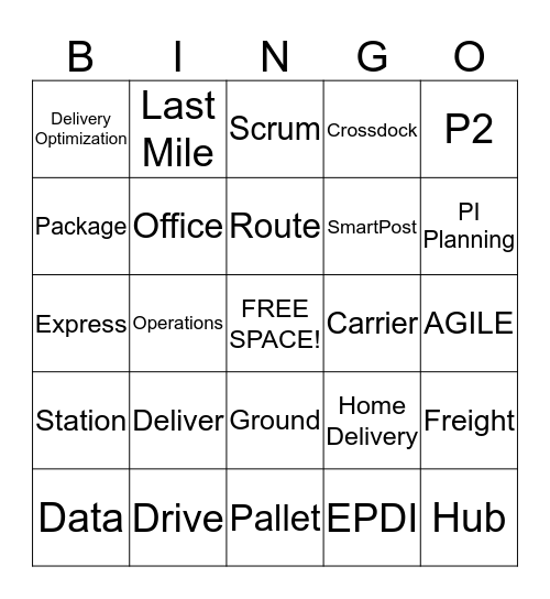 FedEx Purple Promise Week Bingo! Bingo Card