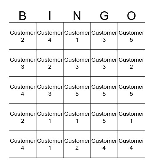 Log Collector Bingo Card