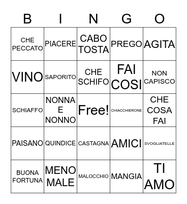Related Bingo Cards
