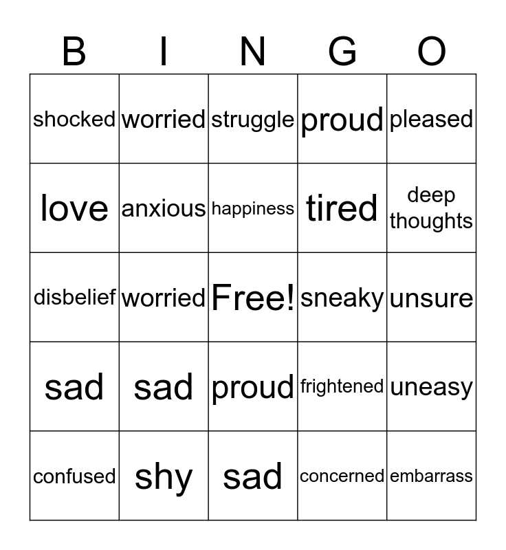 Charlotte's Web Bingo Card