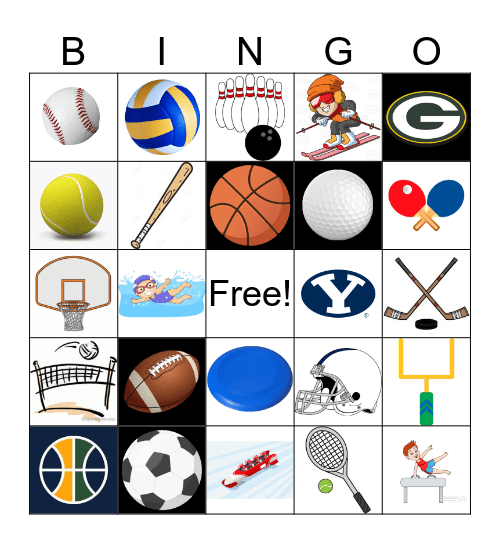 Sports Bingo Card