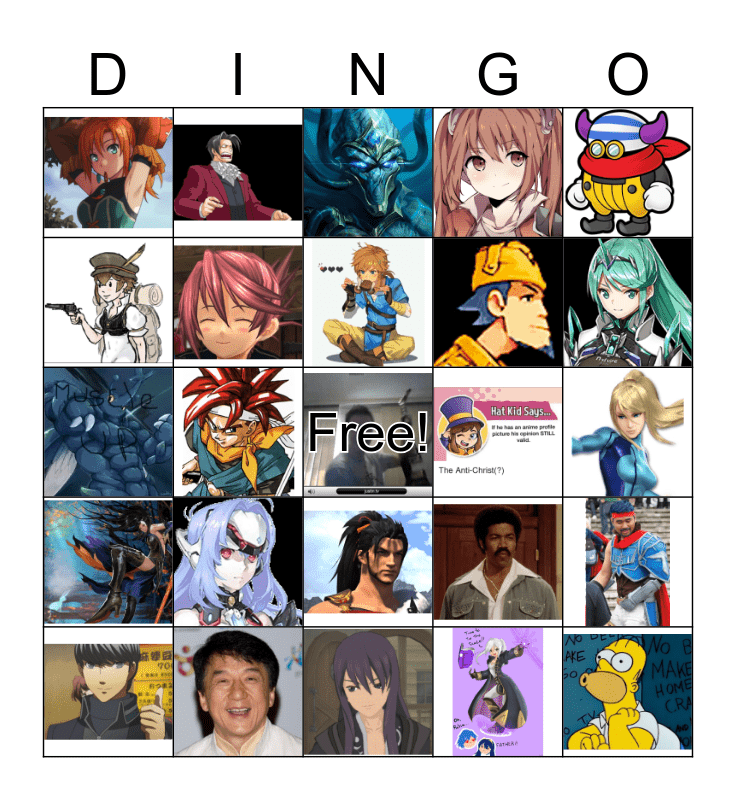 Bingo TM Bingo Card