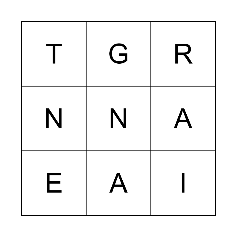 KM RANGKAI KATA Bingo Card