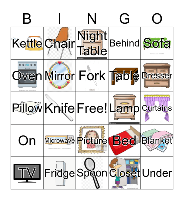 The Home Bingo Card