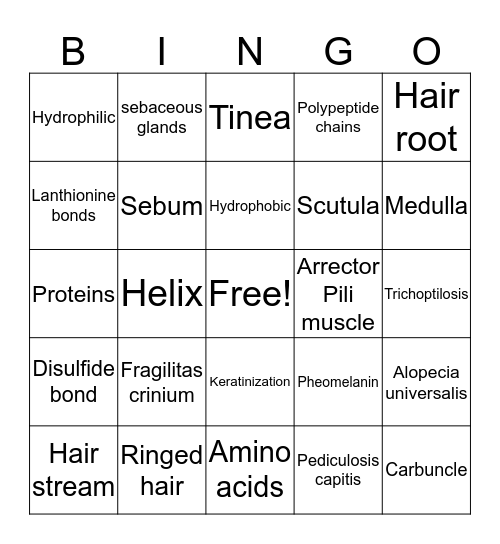 Chapter 11 Bingo Card
