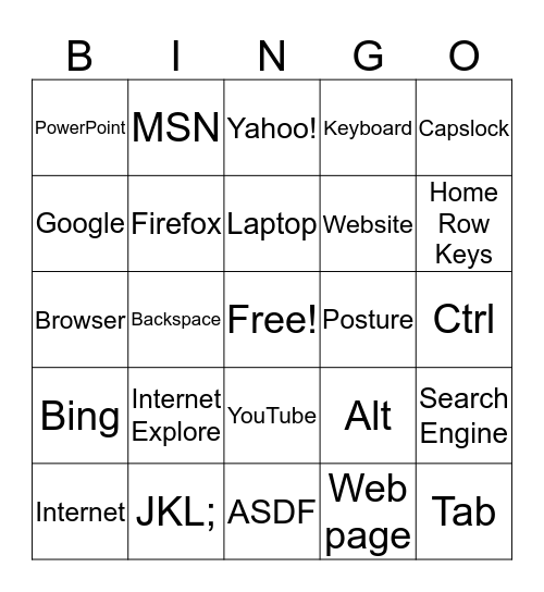 TECH Bingo Card